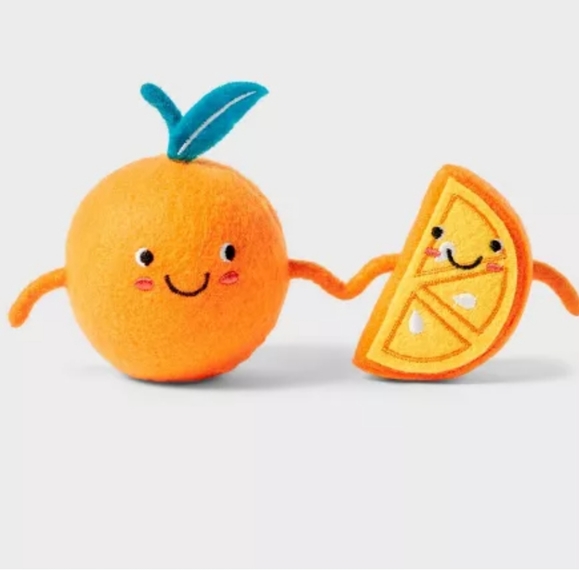 Spritz | Holiday | Felt Duo Figural Decor Oranges Sun Squad ...